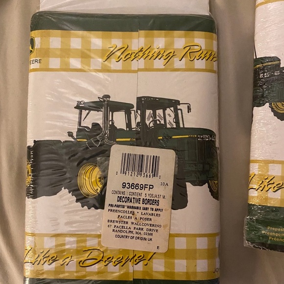 John Deere | Wall Decor | Genuine John Deere Yellow Green Tractor ...